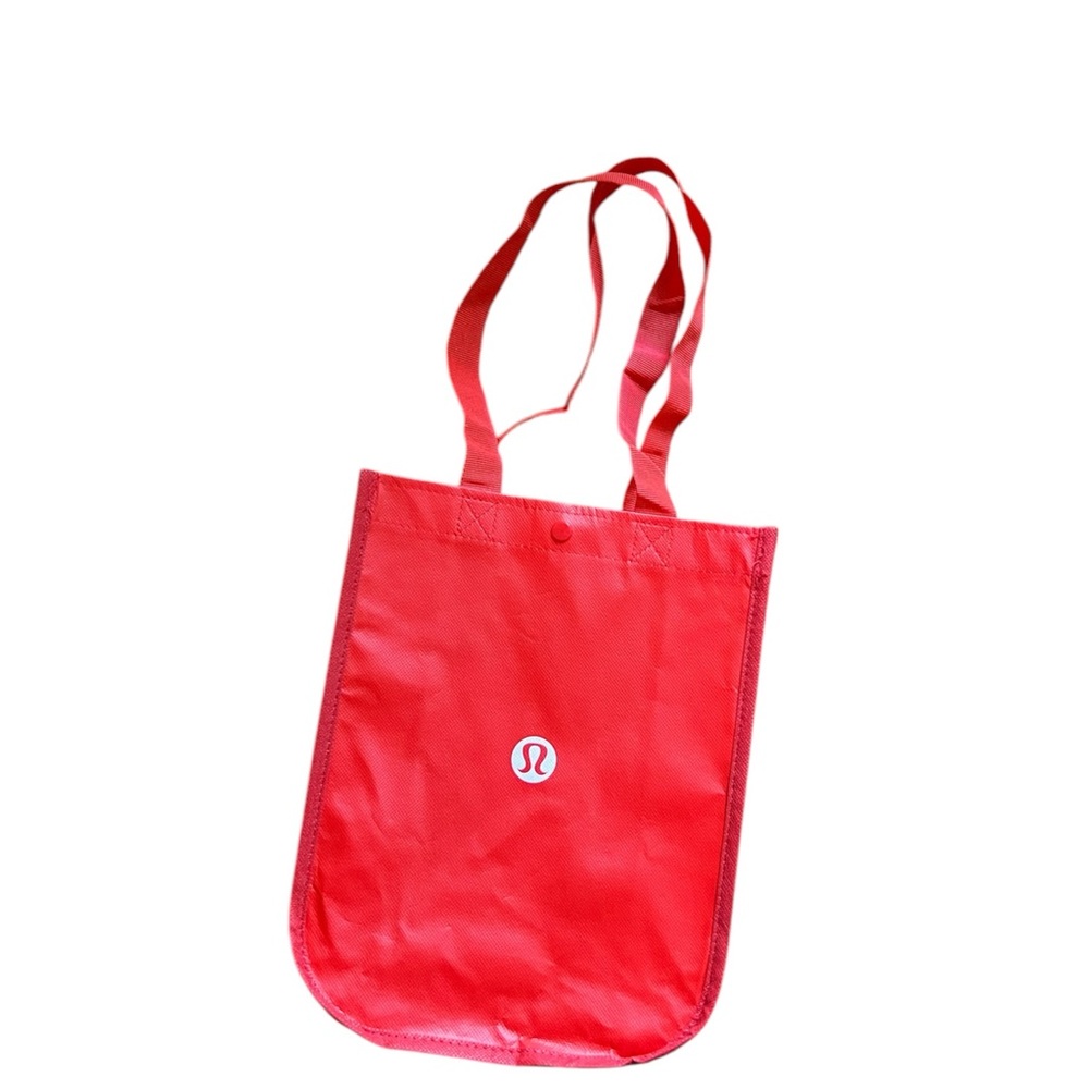 Lululemon: Medium Size, Red & White Logo Reusable Bag… - Gem